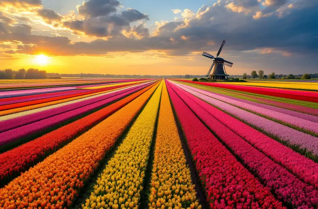 Waar staat de Bollenstreek om bekend? - Villa Flora